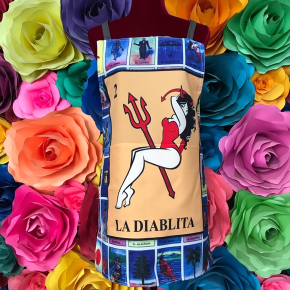 mexicotodocorazon | Other | Mexican Lottery Apron The Diablitadouble ...